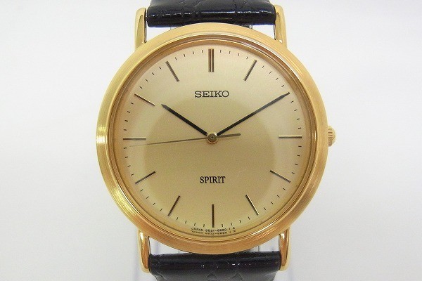 A021-S20-125 SEIKO セイコー SPIRIT 5E21-6000 メンズ クオーツ 腕時計 現状品⑧ の落札情報詳細 ...
