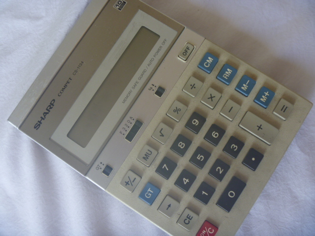 希少 送料無料 SHARP COMPET シャープ コンペット CS-1134 10桁 電池式 計算機の落札情報詳細 - Yahoo ...