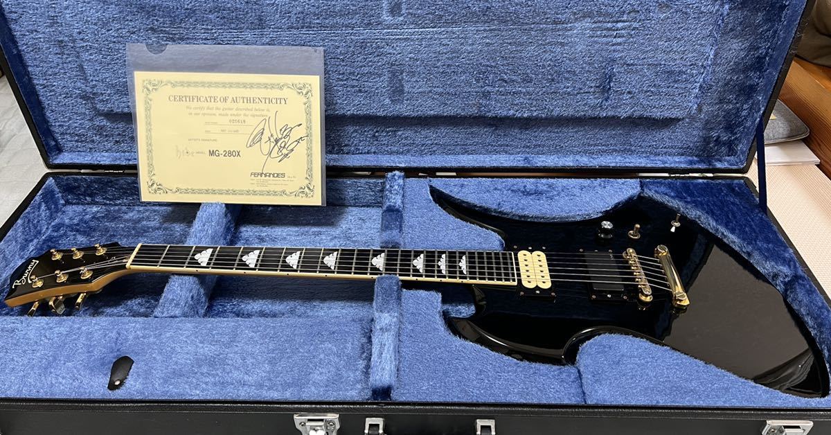 【中古】MG-280x Burny Fernandes hideモデル モッキンバード 直筆サイン入りパネル付属 の落札情報詳細| ヤフオク ...