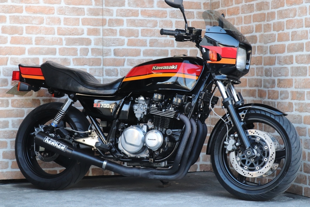 【目立った傷や汚れなし】★★★ 希少車 Z700 KZ700 Z750GP ワイドホイール ブラックカスタム 車検令和6年6月まで ...