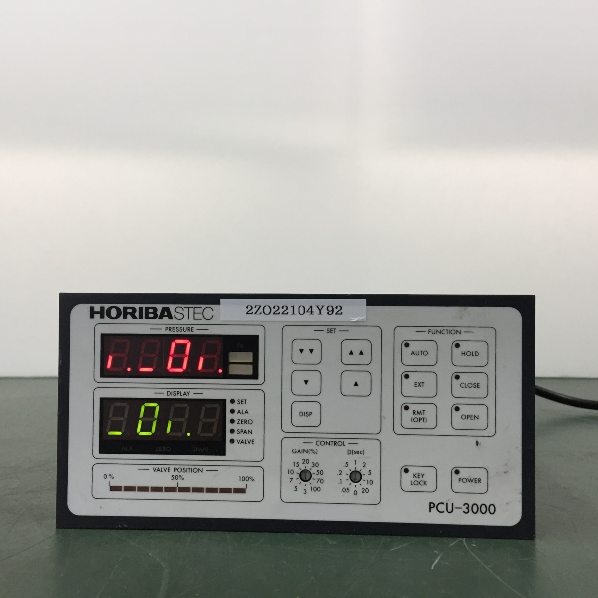 【傷や汚れあり】HORIBA PCU-3000 排気圧コントローラの落札情報詳細 - Yahoo!オークション落札価格検索 オークフリー