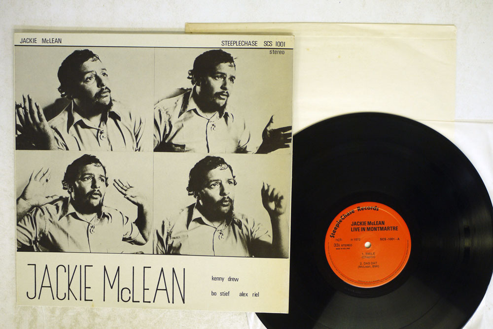 【目立った傷や汚れなし】JACKIE MCLEAN/LIVE AT MONTMARTRE/STEEPLECHASE SCS-1001 の落札 ...
