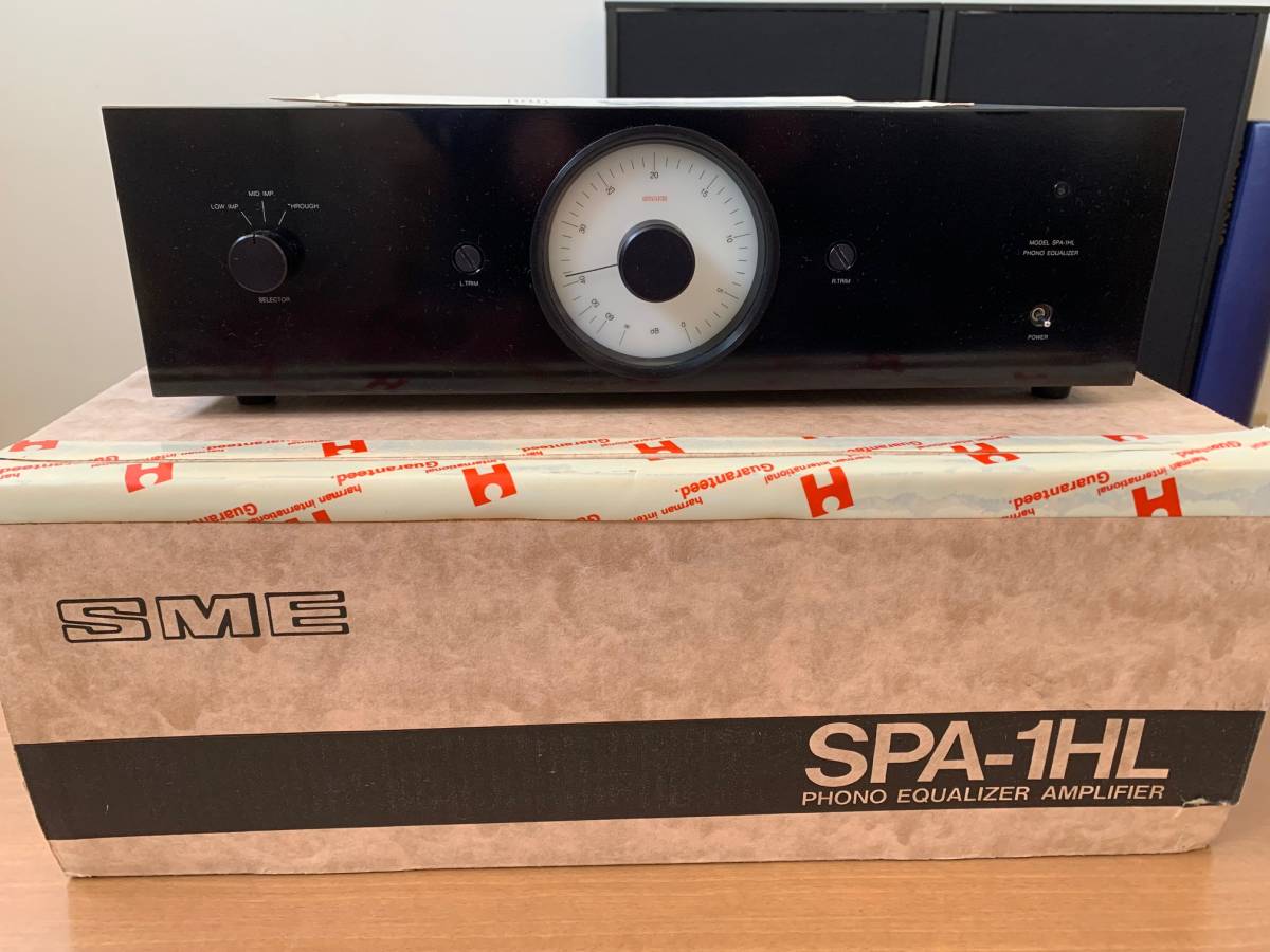即決有 SME SPA-1HL 真空管フォノイコライザーアンプ 取扱説明書/元箱 入力3系統：High(MM)/MID(MC)/LOW(MC ...