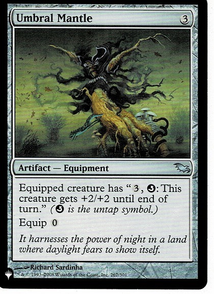 【未使用】神河：輝ける世界/暗黒のマントル/Umbral Mantle(英) ザ リスト/The List の落札情報詳細| ヤフオク落札価格 ...