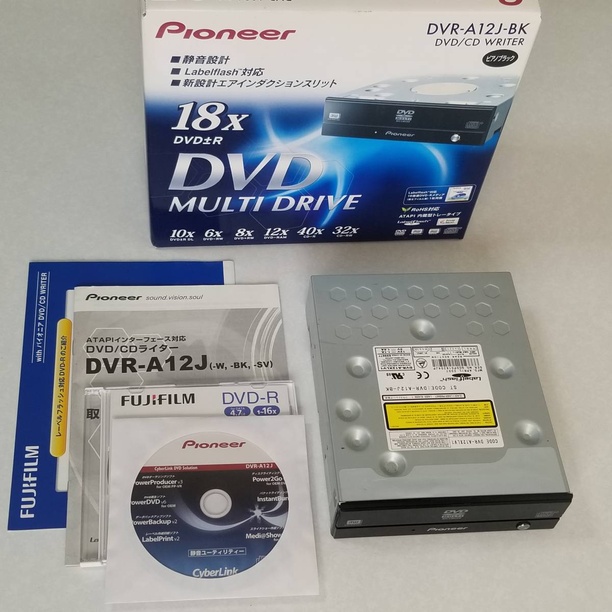 【やや傷や汚れあり】PIONEER 内蔵DVDスーパーマルチドライブ DVR-A12J-BK ピアノブラック IDE接続の落札情報詳細 - Yahoo!オークション落札価格検索 オークフリー
