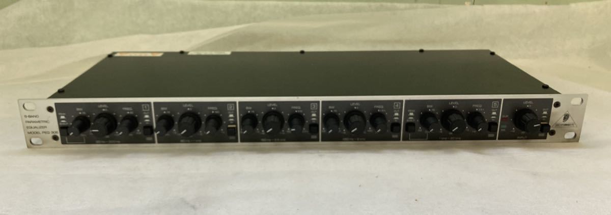 【傷や汚れあり】【ジャンク品】behringer Parametric Eq 305 ベリンガー パラメトリックイコライザー 5バンド
