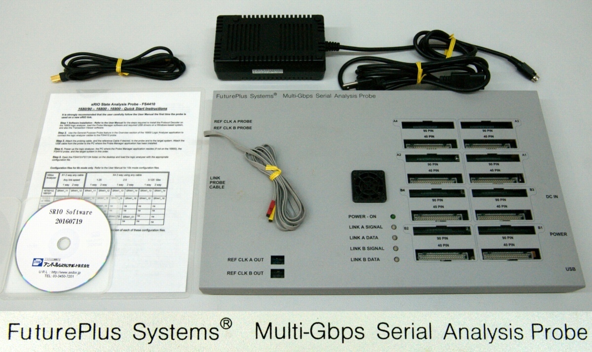 【やや傷や汚れあり】BC36945 FuturePlus Systems FS4410 Multi-Gbps Serial Analysis Probe【中古品】の落札情報詳細 - ヤフオク ...