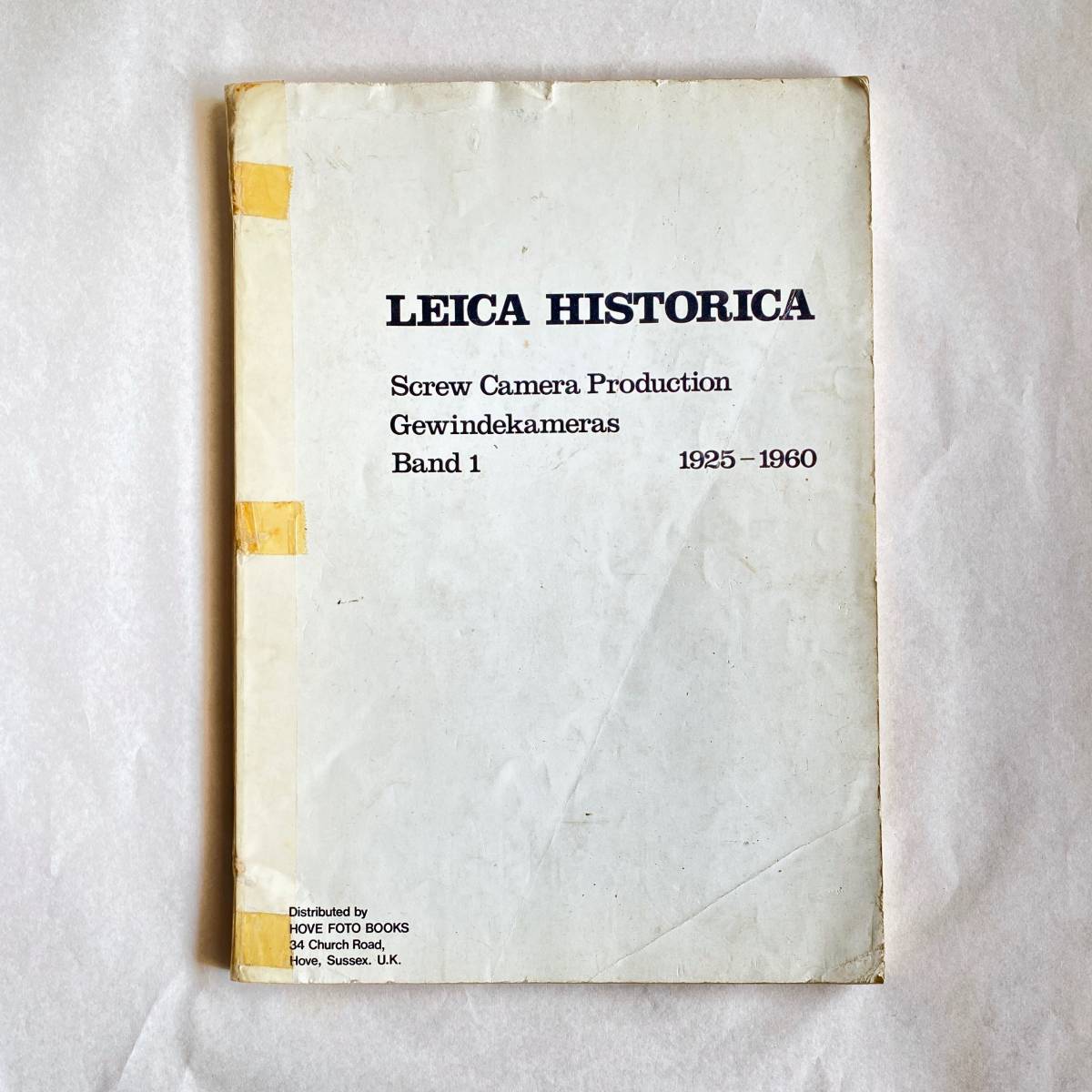 【傷や汚れあり】希少 ライカ・ヒストリカ第1巻 当時の物 Leica Historica Screw Camera Production ...