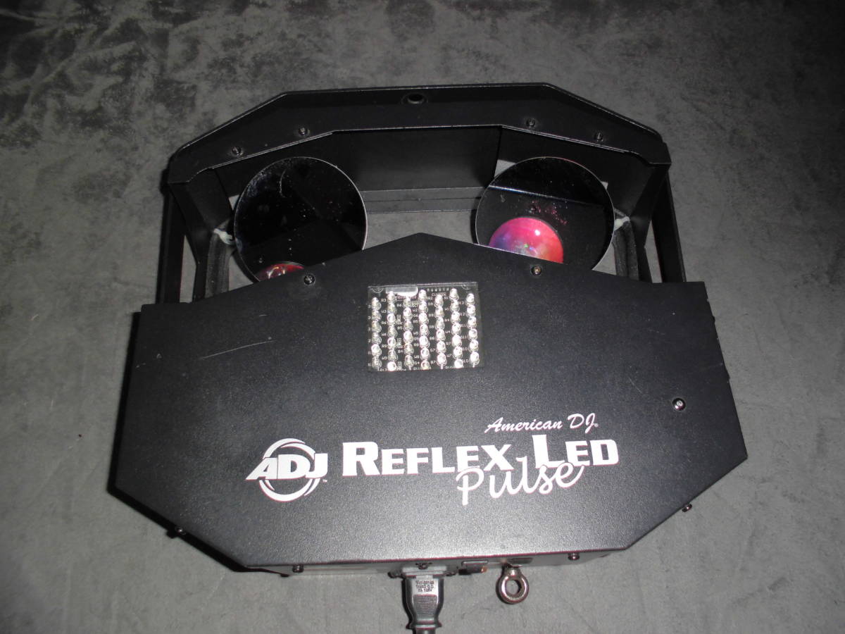 【やや傷や汚れあり】 ADJ REFLEX LED Pulse アメリカンDJ American DJ 照明機器 ミラーボール 動作確認済み ...