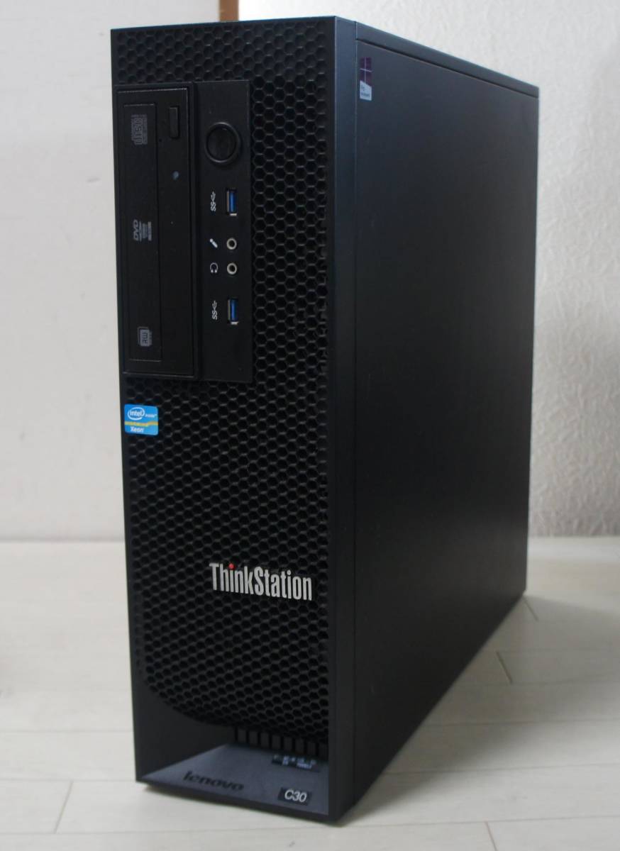【傷や汚れあり】Lenovo ThinkStation C30 Xeon E5-2609 2.40GHz 16GB Win8モデル ジャンク 【F18】 の落札情報詳細| ヤフオク落札価格情報 ...