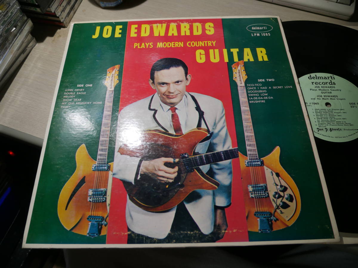 【目立った傷や汚れなし】ジョー・エドワーズ,JOE EDWARDS PLAYS MODERN COUNTRY GUITAR(USA ...