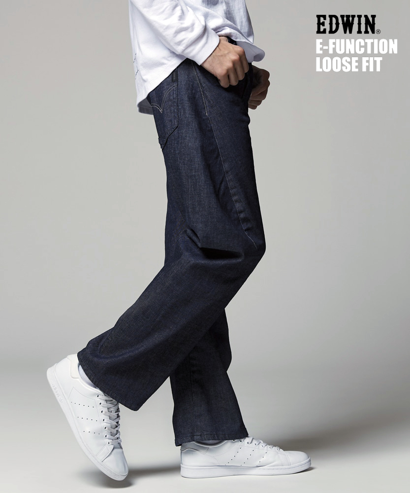 【未使用】新品/少量入荷 EDWINエドウィン E-FUNCTION ゆったりルーズフィットデニム 日本製 EF04-00/M 11000円を の落札情報詳細 - ヤフオク落札価格検索 オークフリー