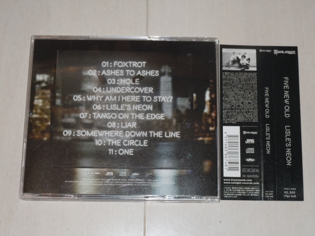 【目立った傷や汚れなし】ファースト・フル・アルバム CD★FIVE NEW OLD / LISLE'S NEON★ASHES TO ASHES ...