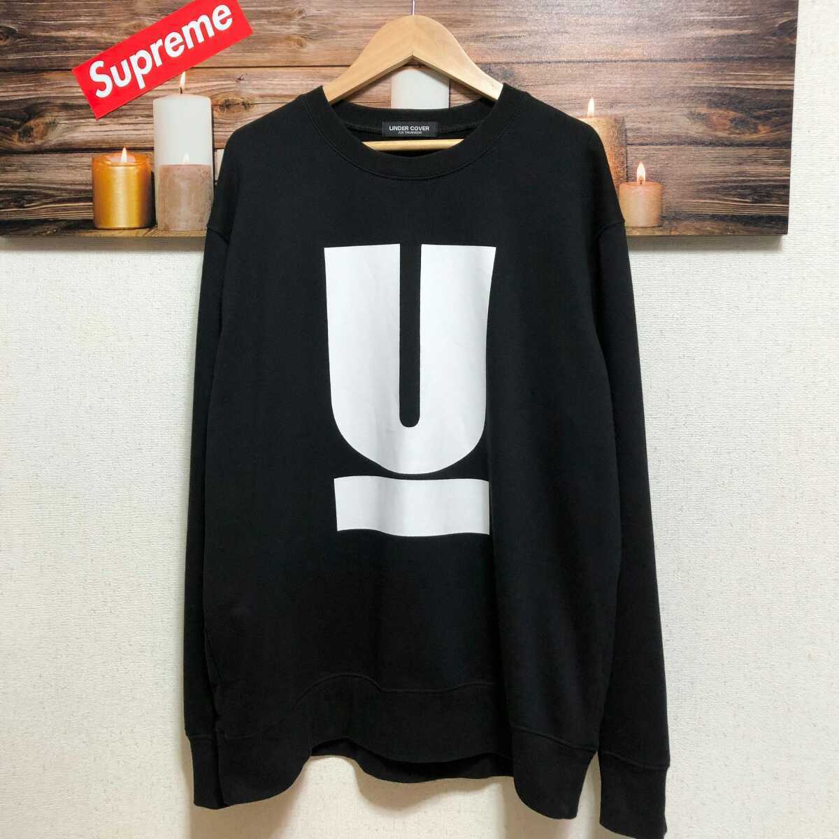 【未使用に近い】超美品 アンダーカバー スウェット トレーナー 黒 UNDERCOVER BASIC U LOGO CREWNECK BLACK XLの落札情報詳細 - ヤフオク落札価格情報 ...