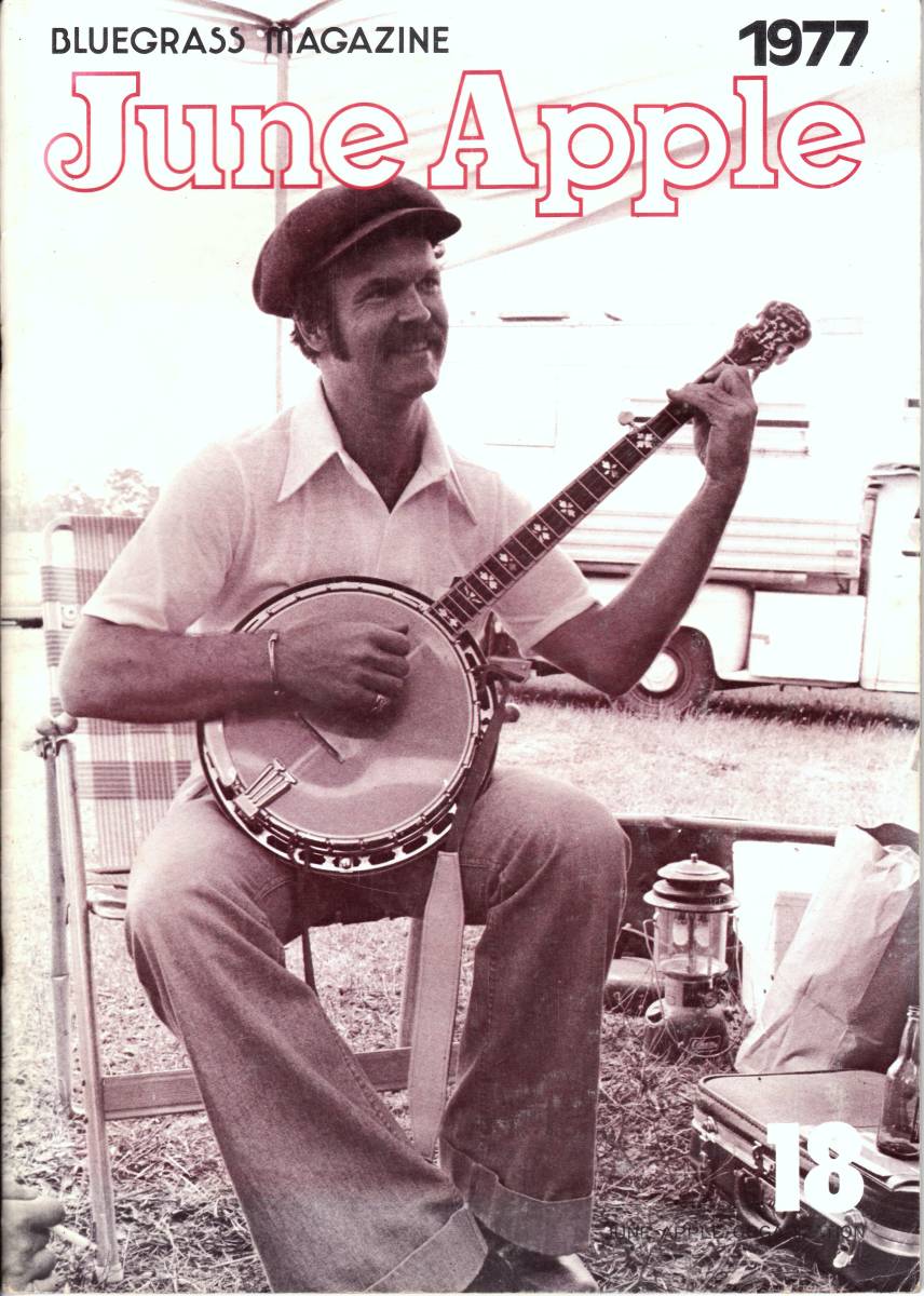 【傷や汚れあり】【希少貴重】雑誌 ジューン・アップル ブルーグラス・ステッカー June Apple Bluegrass 1977 No.18 ...