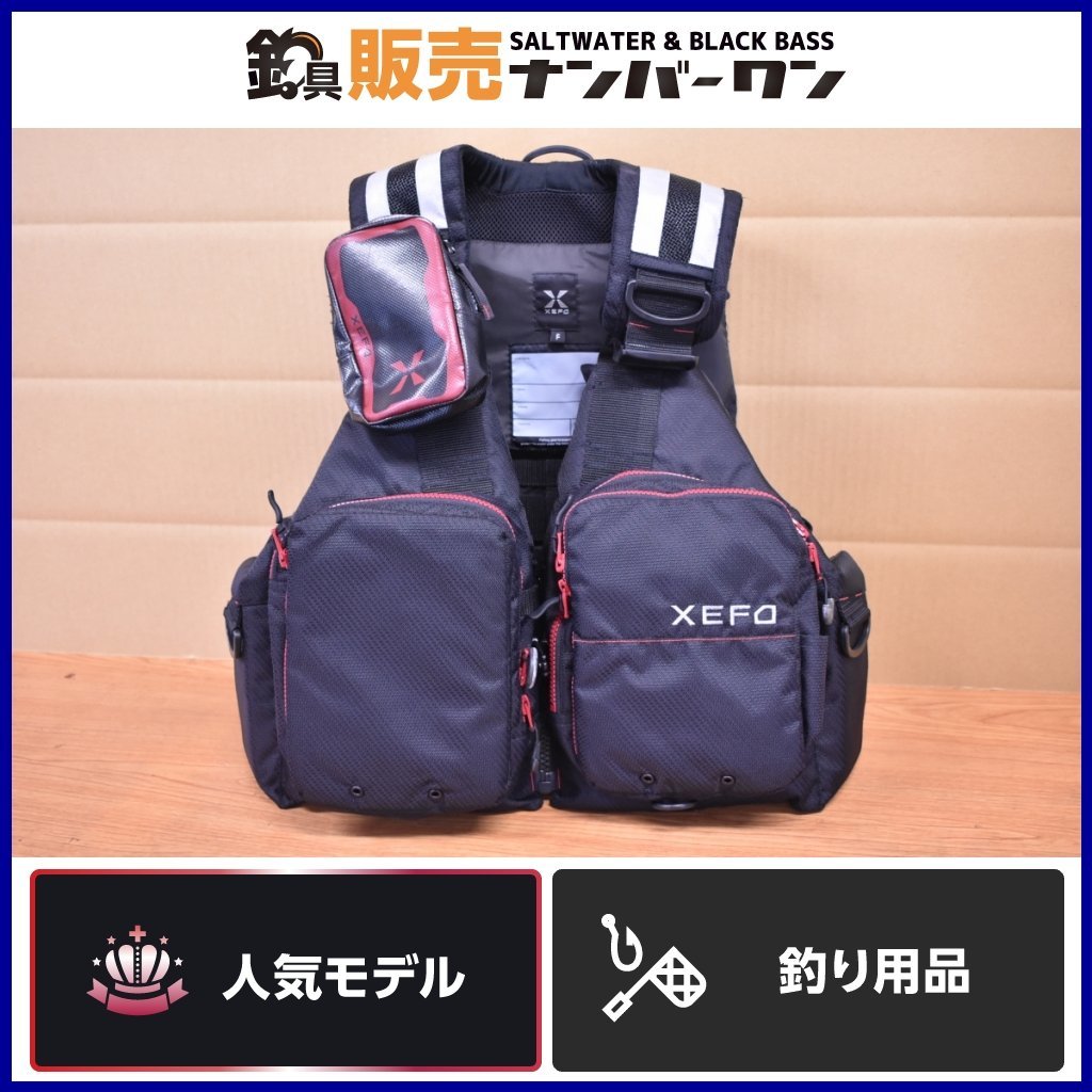 【傷や汚れあり】【人気モデル★】シマノ XEFO フローティングベスト VF-274L ブラック・レッド SHIMANO ショートゲームベスト ライフジャケット 釣り（KKM_の落札情報詳細 ...