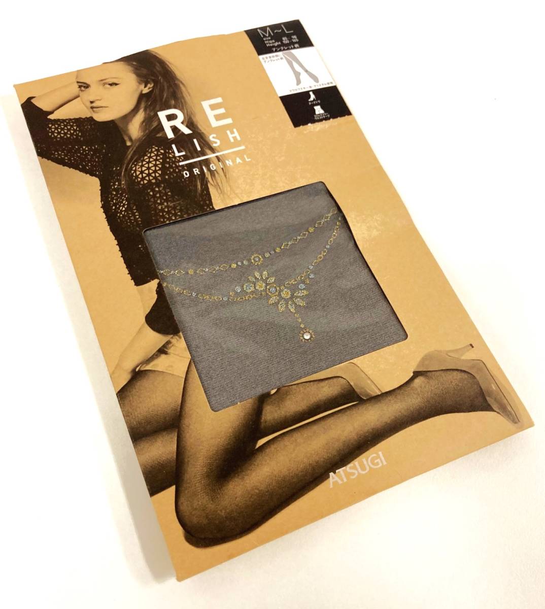 【未使用】RELISH JOY 【未使用・新品】ストッキング アンクレット柄 サイズM～Lの落札情報詳細 - ヤフオク落札価格検索 オークフリー