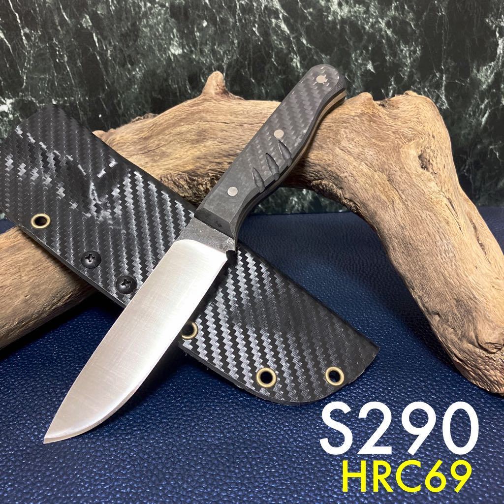 【未使用】[三木研ぎ]S290 HRC69 ハンティングナイフ MIKI KNIVES サバイバルナイフ カスタムナイフ アウトドア ソロキャンプ ハンドメイド 狩猟 の落札情報詳細 ...
