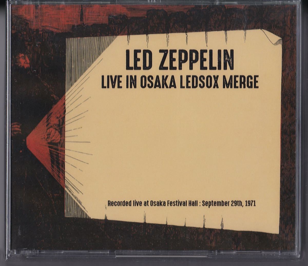 【未使用】Magic Pyramid Music Led Zeppelin -「Live In Osaka Ledsox Merge 1971 ...