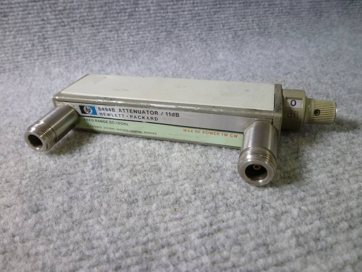 【やや傷や汚れあり】(4849) HP attenuator アッテネーター 8494B 11dB ステップ減衰器 18GHzの落札情報詳細 ...