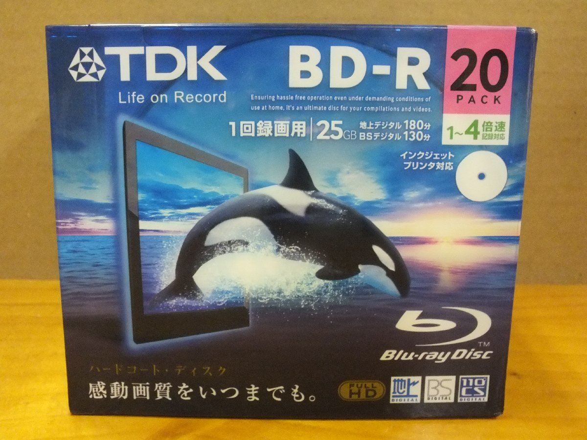 【未使用】TDK BD-R 20PACK 1回録画用 / 25GB 未開封の落札情報詳細 - ヤフオク落札価格検索 オークフリー