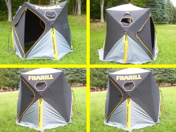 【傷や汚れあり】フラビル フォートレス シェルター テント コストコ Frabill Fortress Shelter 1回使用 3～5人用 ...