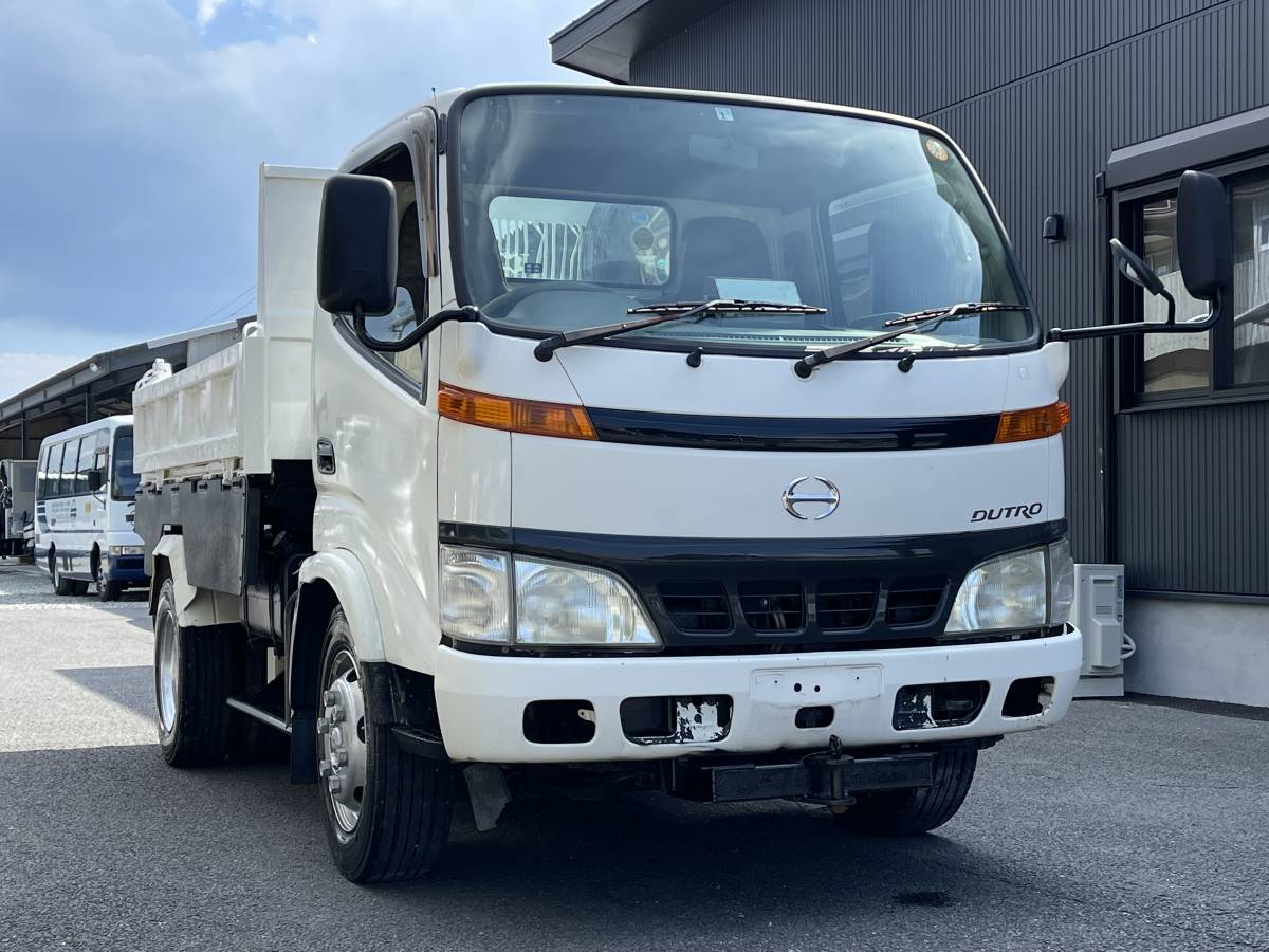 【傷や汚れあり】動画有！売り切り！H17年 日野 デュトロ DUTRO 2t ダンプ 高床 鉄道用 4.0L ディーゼル 5速MT エンジン好調！検）エルフ 佐賀福岡の落札情報詳細 ...