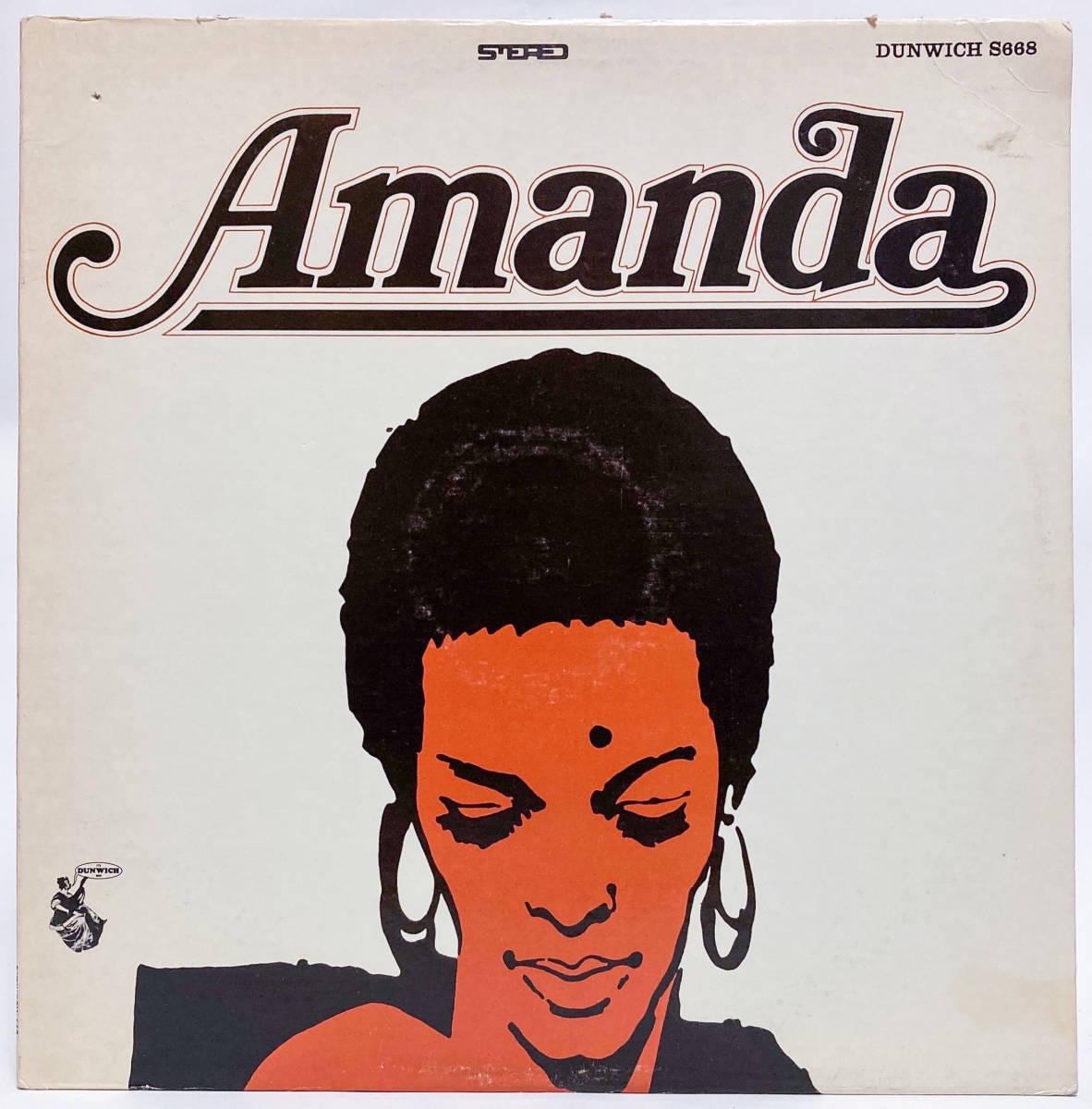 【やや傷や汚れあり】[LP] '67米Orig / Amanda Ambrose / Amanda / Dunwich / S 668 ...