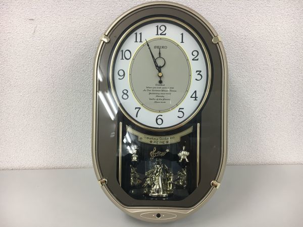 【やや傷や汚れあり】SEIKO セイコー 壁掛け時計 AM619N zigzag ジグザグ メロディ からくり時計 ウォールクロック の落札 ...