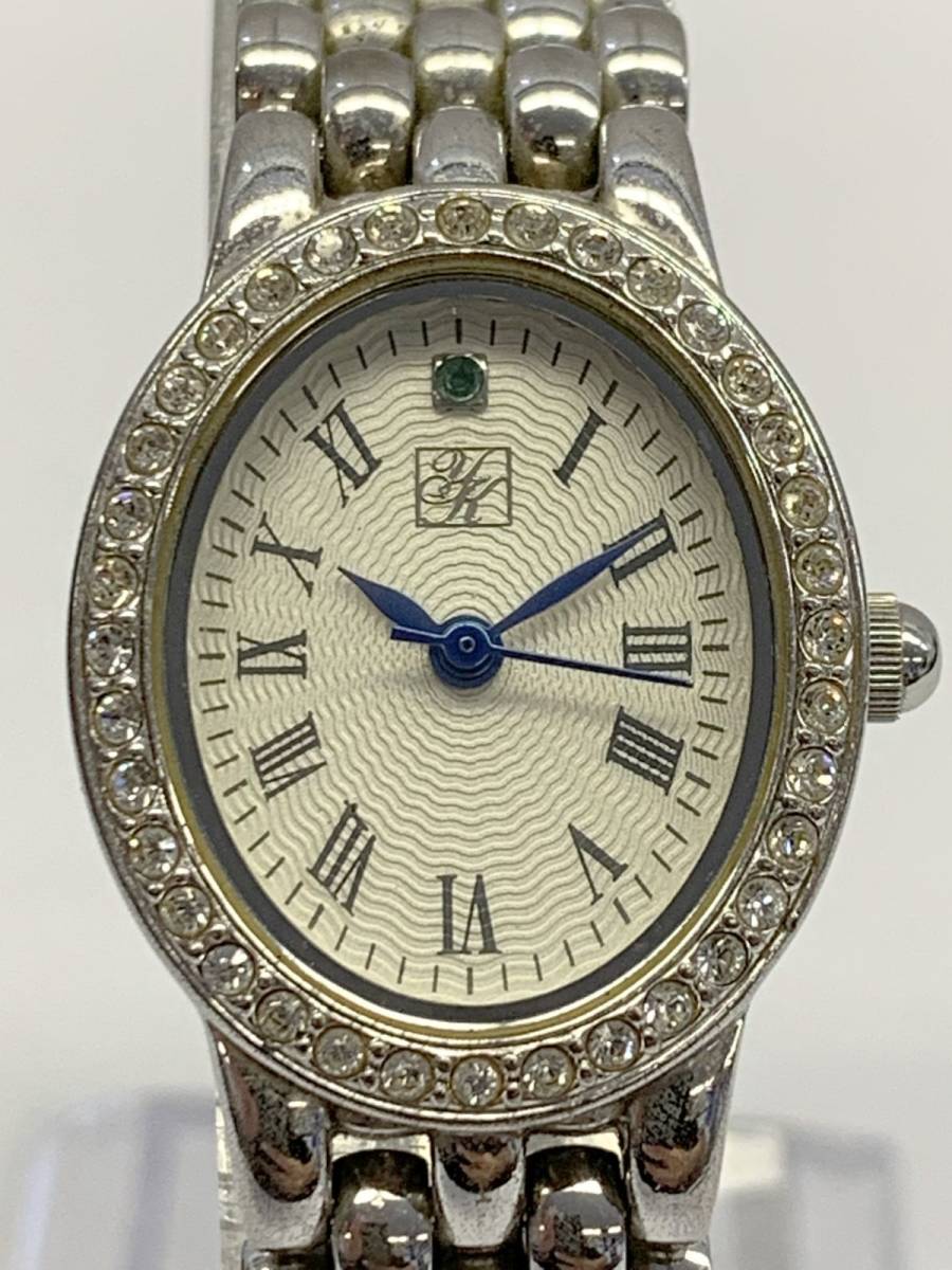 【傷や汚れあり】X058-I39-70 YK Yukiko Kimijima ユキコキミジマ ラインストーン YK-018LSW レディース クオーツ 不動 腕時計 ⑥の落札情報詳細 ...