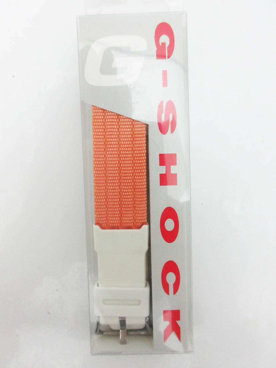 【未使用】N7046【Gショック 純正 ベルト】CASIO G-BAND2-4C★サーモンピンク★腕時計 G-SHOCK バンド★DW-002 ...