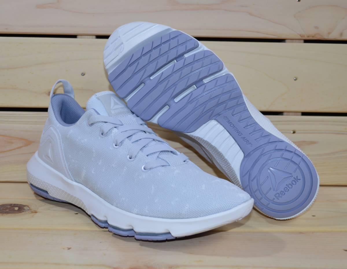 【未使用】リーボック クラウドライドDMX3.0 24.5cm US7.5 グレー系 ホワイト系 Reebok CLOUDRIDE DMX 3.0 W 灰色 白系 ウォーキング シューズ の ...