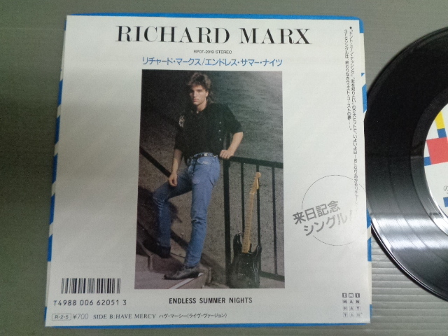 【やや傷や汚れあり】リチャード・マークスRICHARD MARX/エンドレス・サマーナイツENDLESS SUMMER NIGHTS★シングル ...