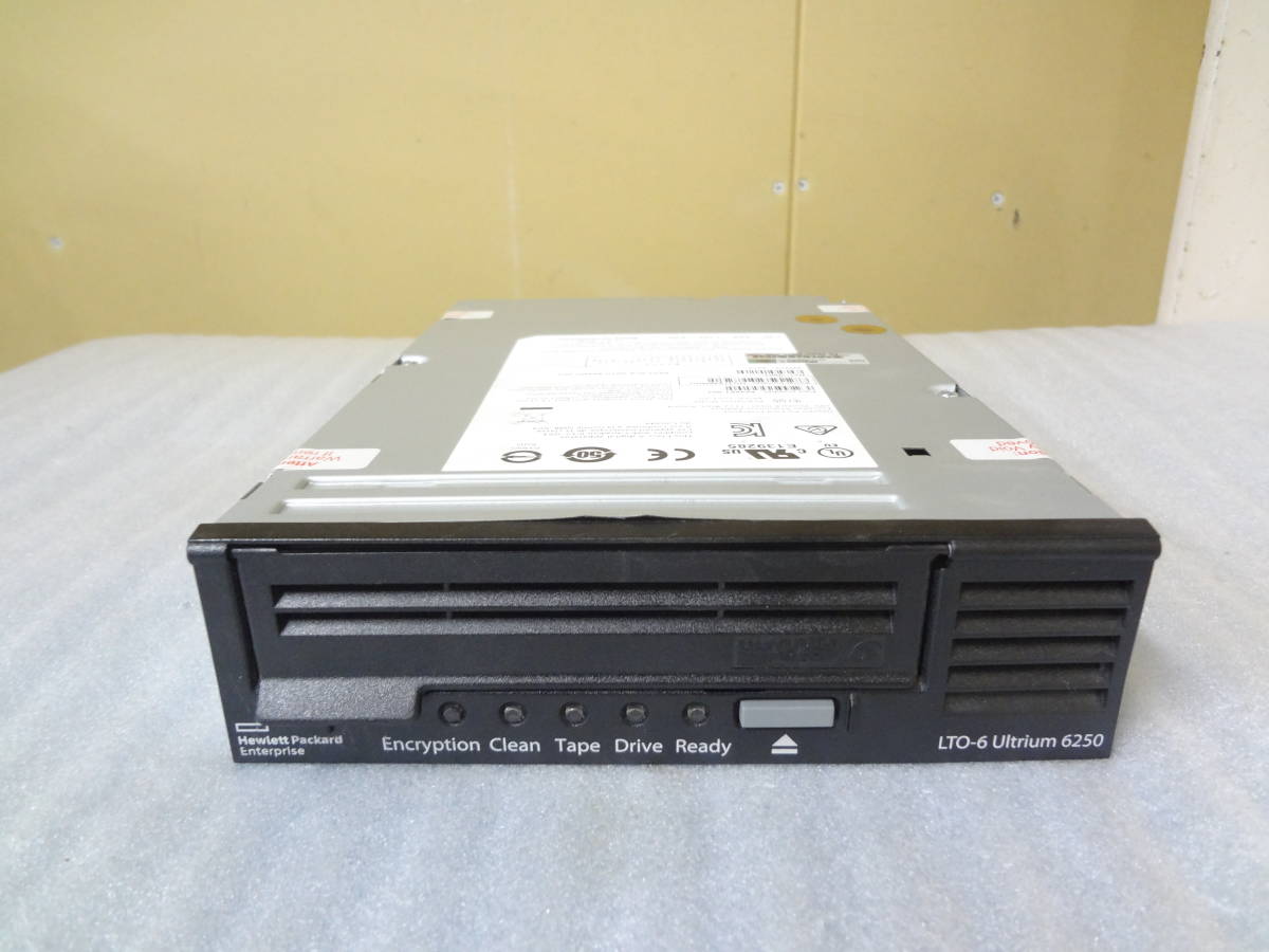 【傷や汚れあり】1円～ ★HPE LTO-6 Ultrium 6250 テープライブ BRSLA-1204-DC 684881-001★ 動作 ...