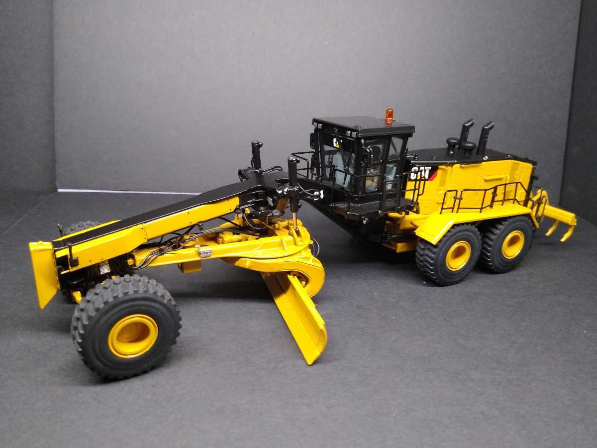 【未使用】1/50 ハイラインシリーズ Cat 24 モーターグレーダ 85552 ダイキャストマスター ダイキャスト マスター ...