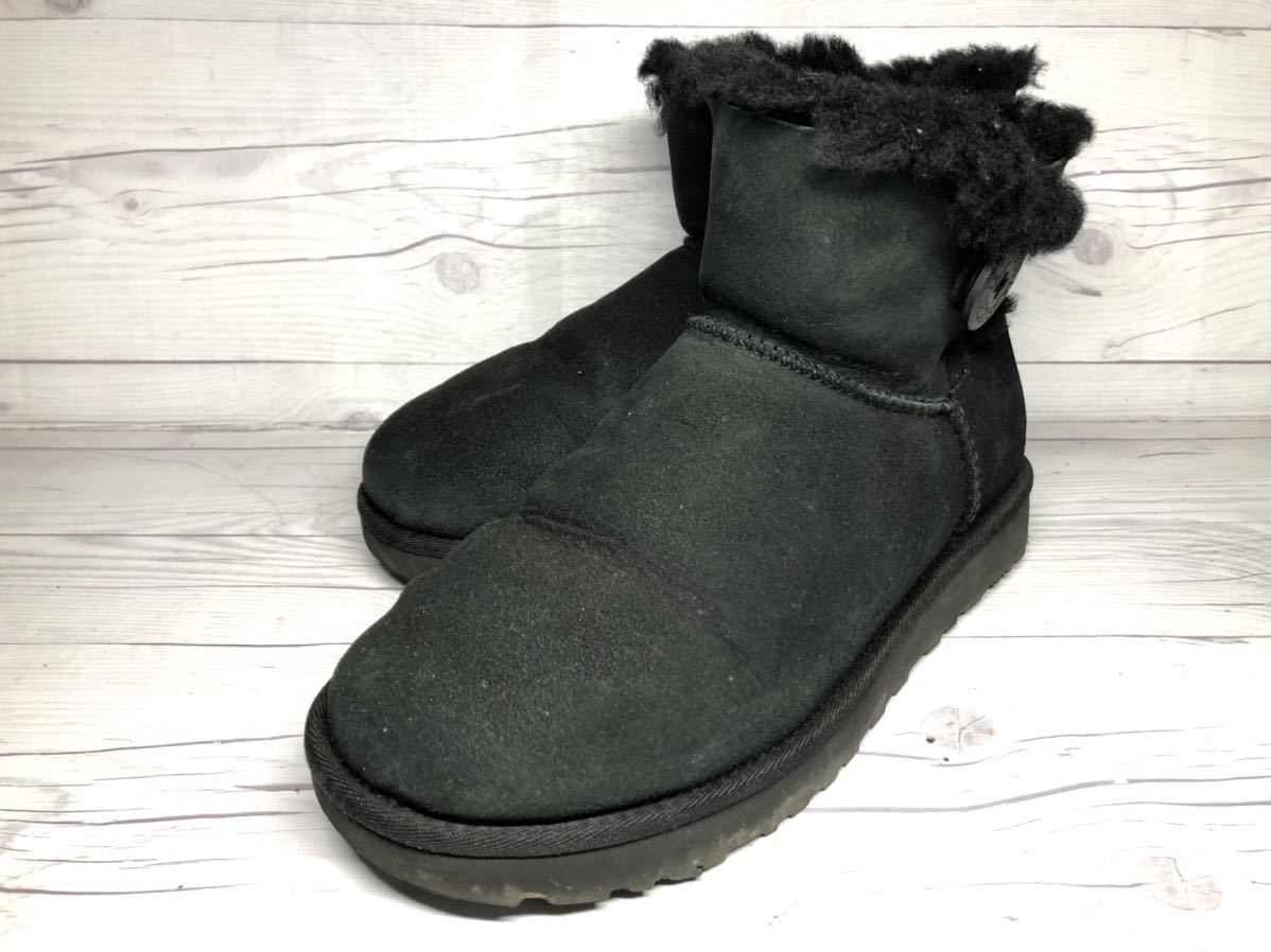 【目立った傷や汚れなし】【即決】UGG アグ メンズ 26cm US9 UK7.5 EU40 ムートンブーツ 黒 ブラック くつ ショートブーツ 1016422の落札情報詳細 - ヤフオク落札 ...