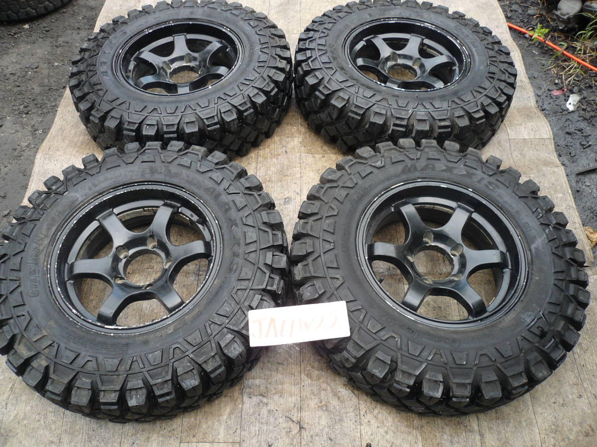 【傷や汚れあり】W22 本州送料6900円 ジムニー JA11 JA22 社外 アルミホイール 16 6j －21 マキシス クローラーの落札情報詳細 - Yahoo!オークション落札価格検索 ...