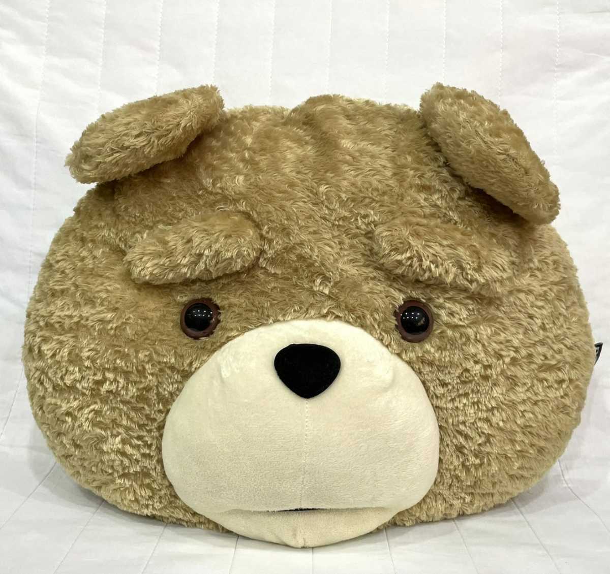 【目立った傷や汚れなし】【TED テッド】フェイスクッション BIG ぬいぐるみ タグ無し 美品 サイズ約40×33 顔 くま ted2 NEの落札情報詳細 - Yahoo!オークション落札 ...