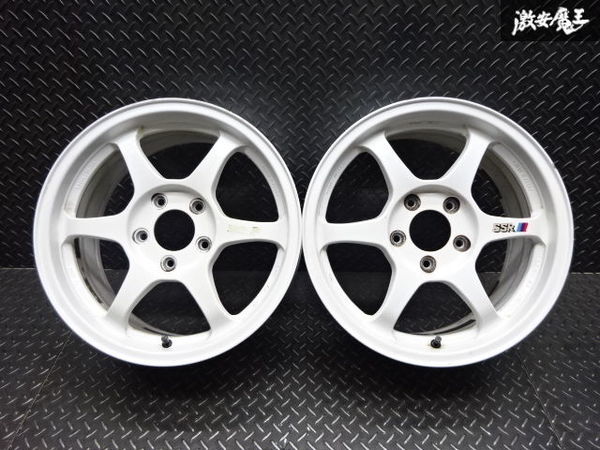 【やや傷や汚れあり】 TANABE SSR TYPE-C 16インチ 7J +42 PCD 114.3 5H ハブ径 約79.5mm ホイール 単体 2本 シビック スイフトスポーツ シルビア ...