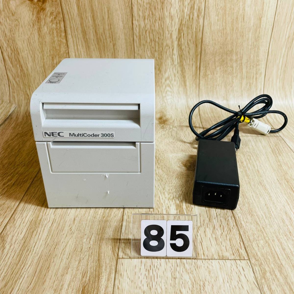 【傷や汚れあり】NEC 小型ラベルプリンタ 感熱プリンター MultiCoder 300S PR-T300S2DCU99 ACアダプタ付き の落札情報詳細| ヤフオク落札価格情報 オークフリー