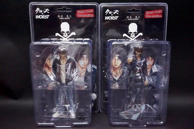 【目立った傷や汚れなし】★ DIVE クローズ＆WORST 鈴木恵三 Flash Back Generation COLLARS限定版 2体セットの落札情報詳細 - ヤフオク落札価格検索 オークフリー