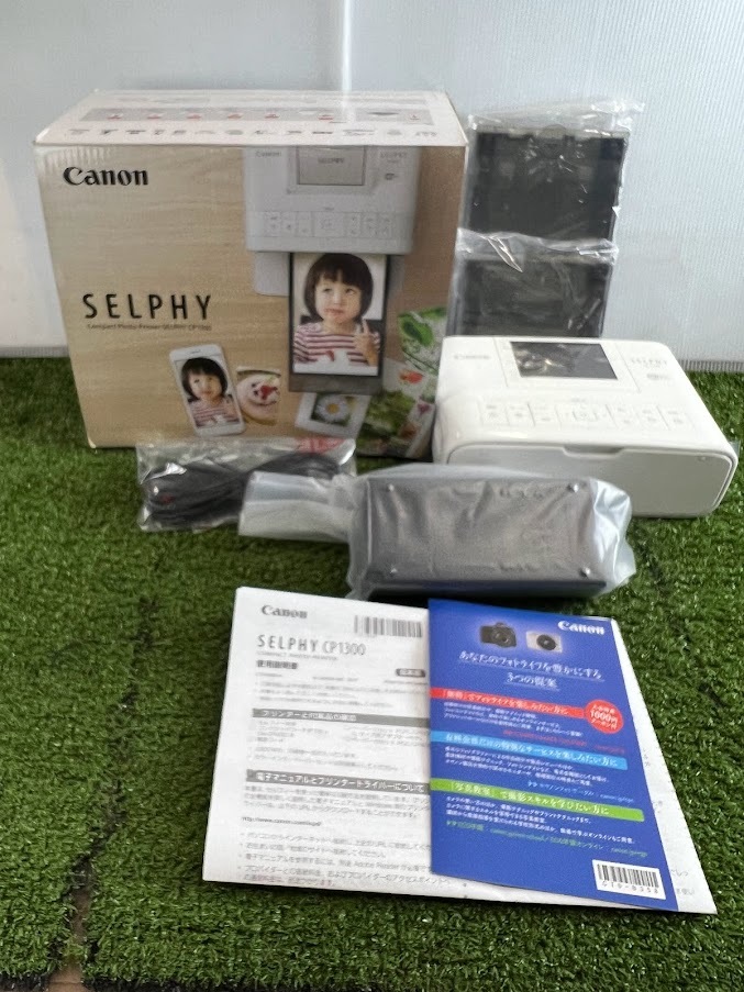 【傷や汚れあり】★美品★Canon/キャノン SELPHY CP1300 プリンター/インクジェット/コンパクト/写真/印刷 現状品 ジャンク ...