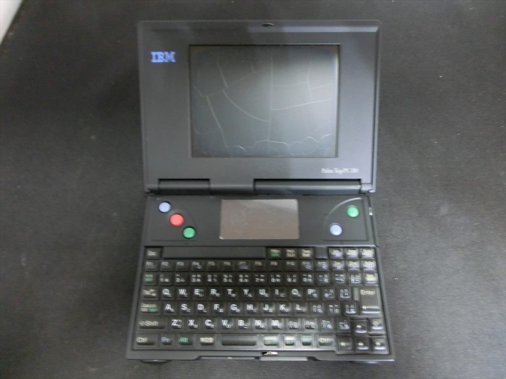 【傷や汚れあり】★T【カ-87】【60サイズ】IBM/PalmTop PC 110/2431-YD0/※動作未確認ジャンク扱い/※ダメージ有の ...
