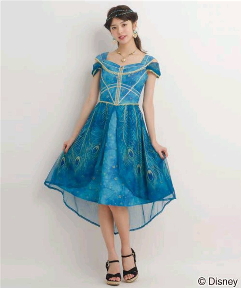 【目立った傷や汚れなし】美品 Secret Honey ジャスミン フィッシュテールワンピース アラジン実写 #レストローズ #シークレット ...