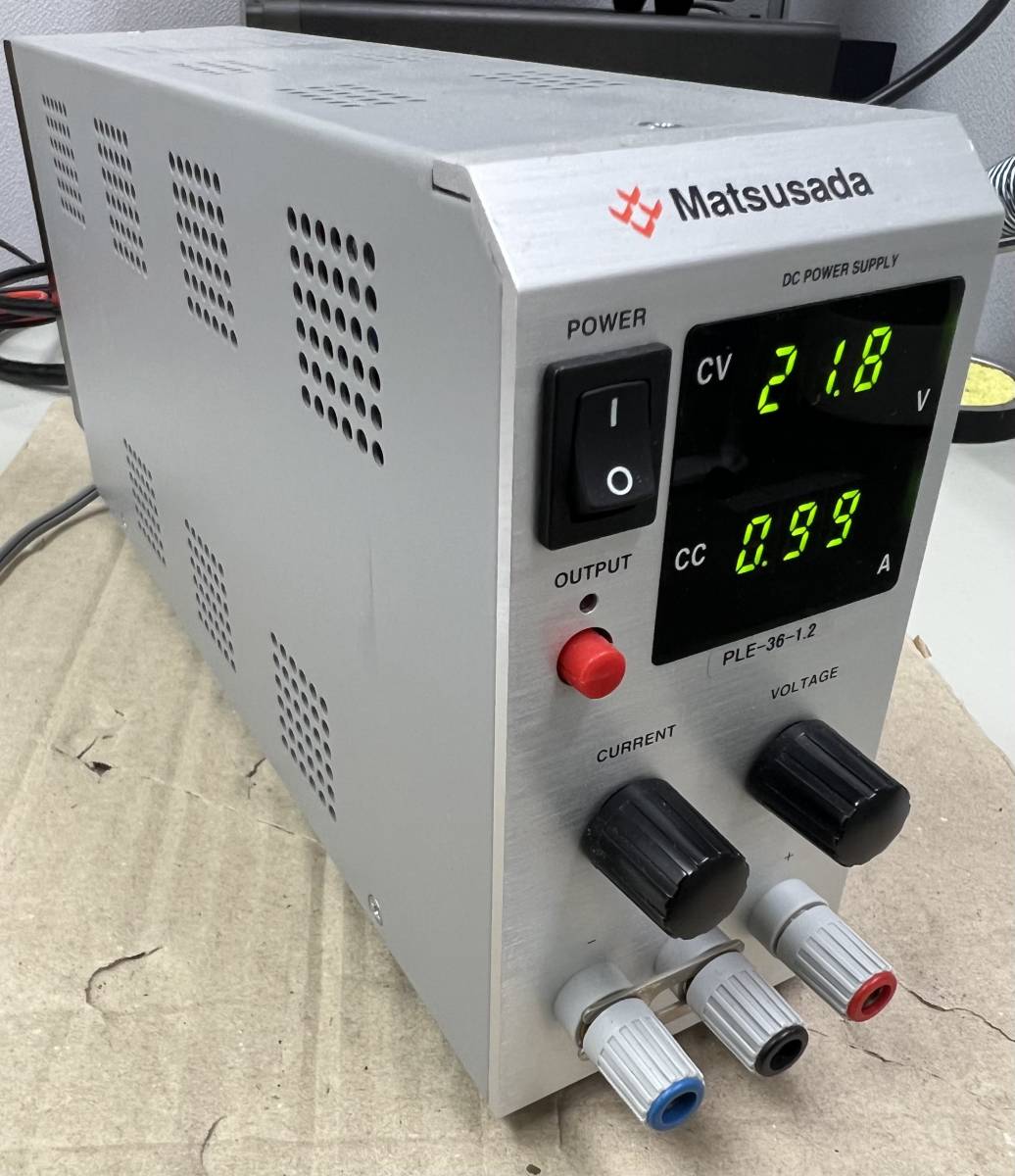 【傷や汚れあり】[ck13202] Matsusada Plm 18 直流安定化電源 Dc電源 動作保証 の落札情報詳細 ヤフオク落札価格