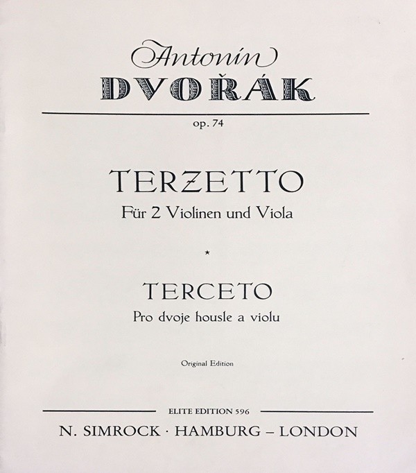 【中古】ドヴォルザーク テルツェット（三重奏曲) op. 74 輸入楽譜 dvorak terzetto バイオリン ビオラ 洋書の落札情報 ...