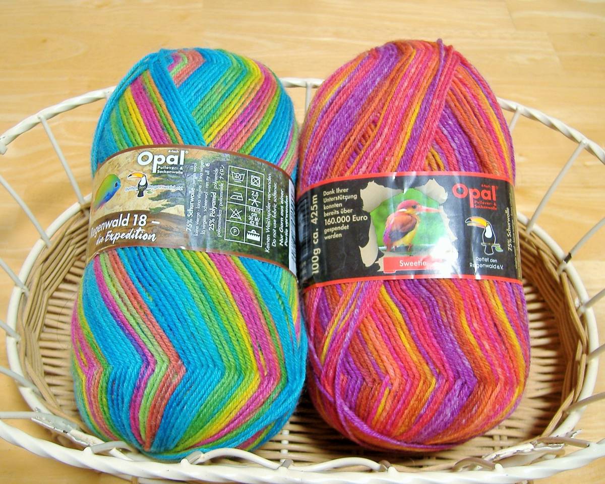 【未使用】6＊新色・廃番色＊♪ソックヤーン【opal (オパール) Regenwald18・12 2玉組】11204・9243の落札情報詳細 - Yahoo!オークション落札価格検索 オークフリー