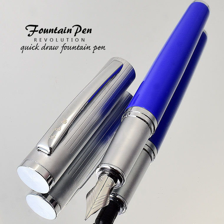 【未使用】 万年筆【FPR社】Quickdraw 自由自在な文字幅「ウルトラフレックスニブ」カリグラフィー 真鍮製 ラッカー ブルー 単品発送/QDS-BLS＊の落札情報詳細 - ヤフオク落札 ...