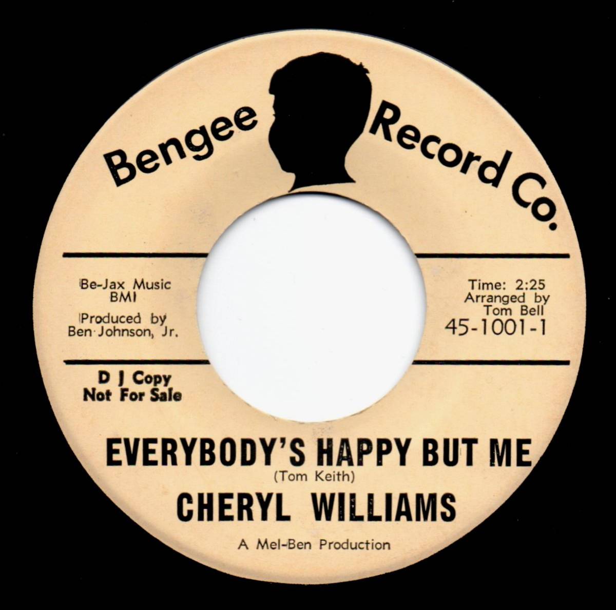 【やや傷や汚れあり】Cheryl Williams / Everybody’s Happy But Me ♪ I’m Your Fool ...