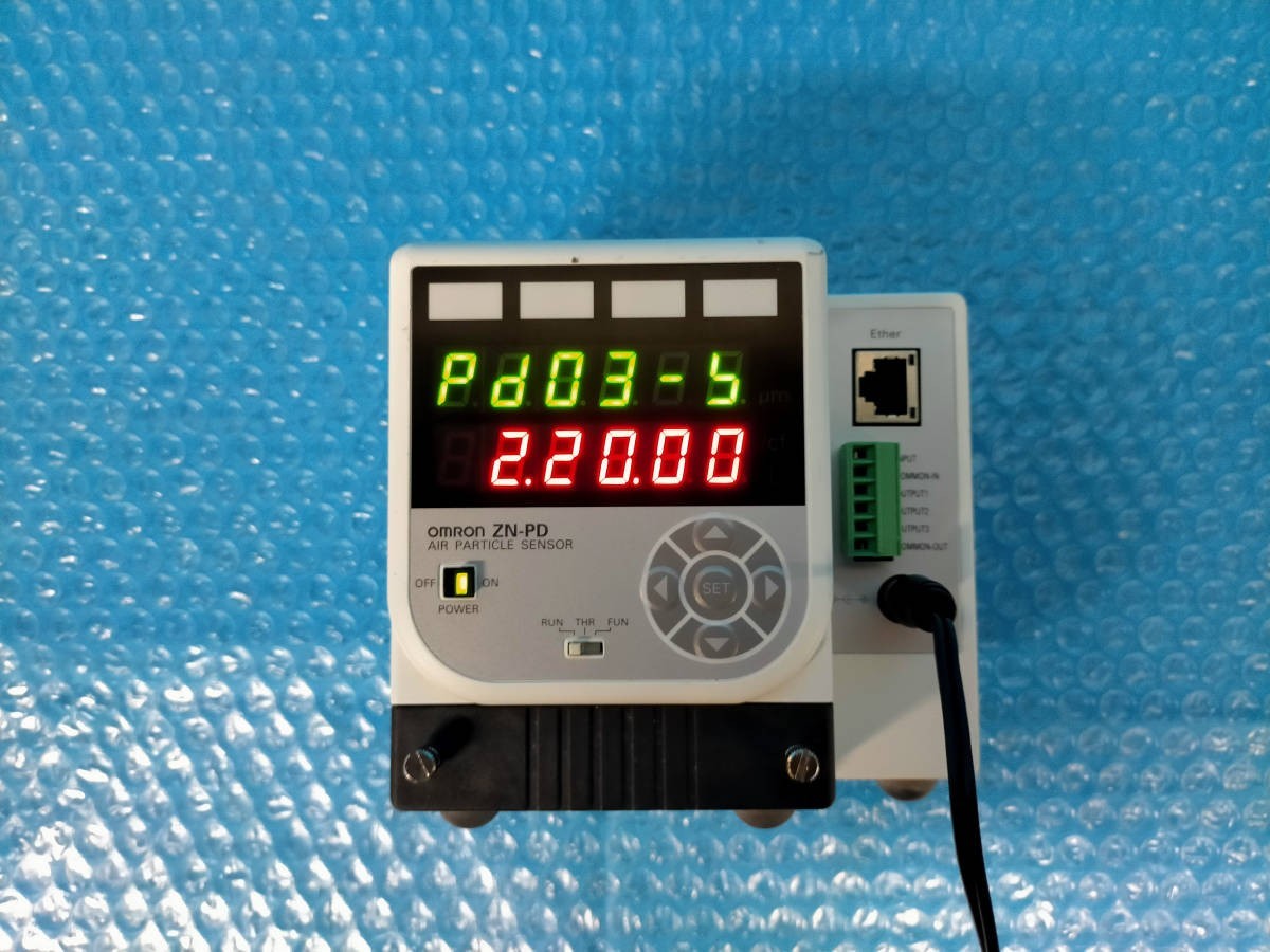 omron オムロン ZN-PD03-S エアパーティクルセンサ 微粒子計測タイプ の落札情報詳細| ヤフオク落札価格情報 オークフリー